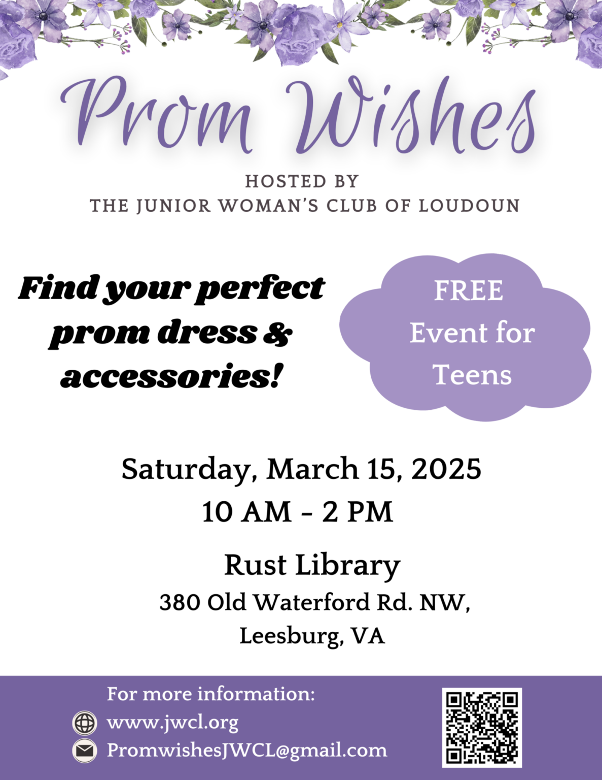 Prom Wishes - Free Prom Dresses for Teens - Loudoun Chamber