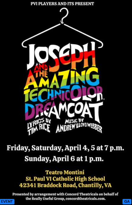 St. Paul VI Catholic High School presents Joseph and the Amazing ...